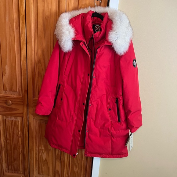 1 Madison | Jackets & Coats | Madison Expedition Red Down Parka With ...